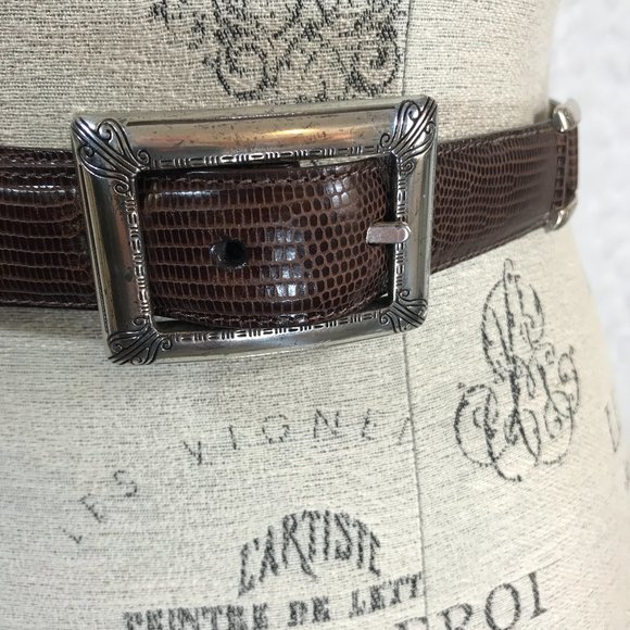 Brighton | Accessories | Brighton Vintage 2329 Brown Leather Belt ...